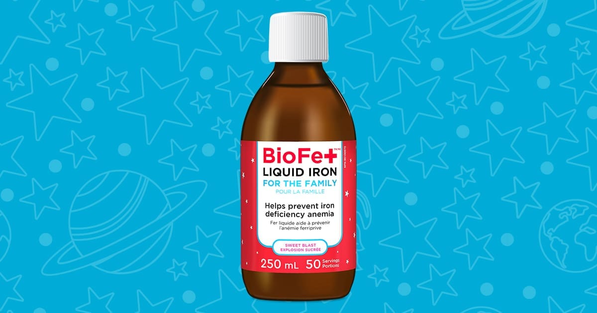 KidStar BioFe+ Liquid Iron with Vitamin B6 & B12 with Vitamin B6 & B12